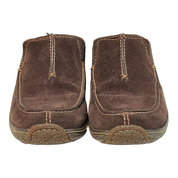 Timberland | Shoes | Timberland Suede Backless Moccasin Slides Brown ...